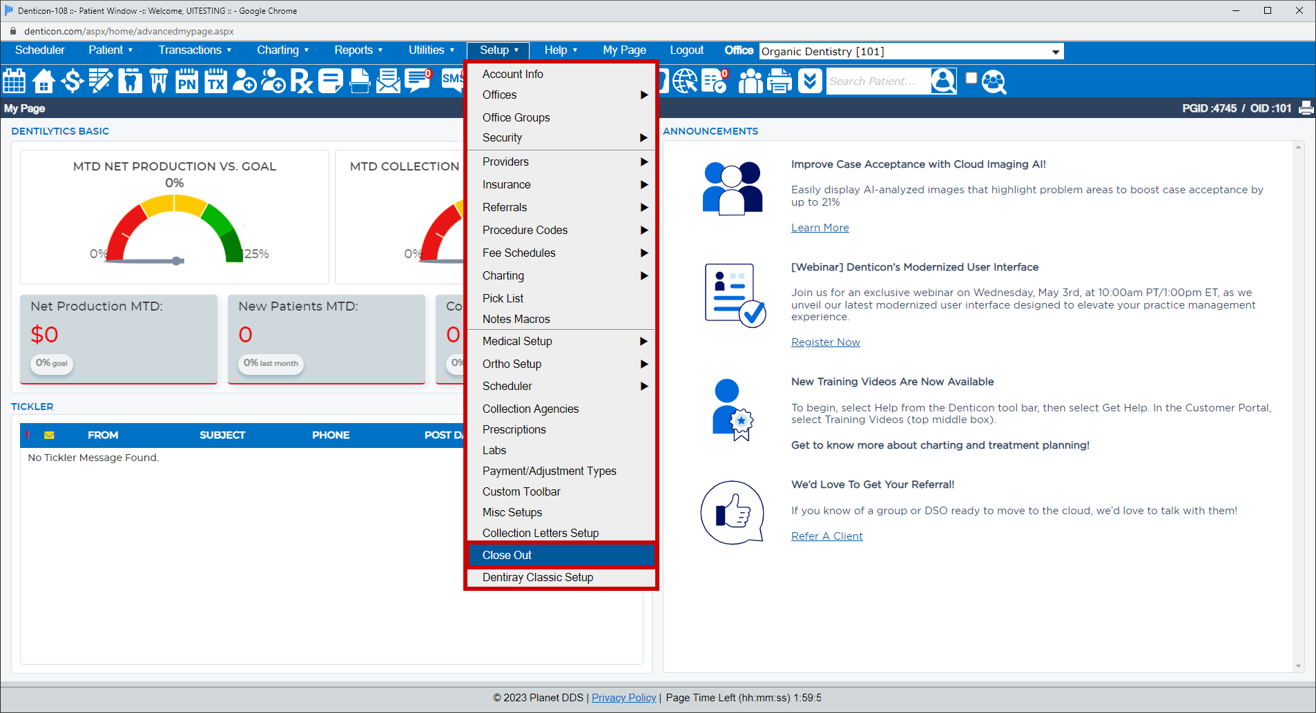I notice there is an Update Statement Dates button when I run my ...
