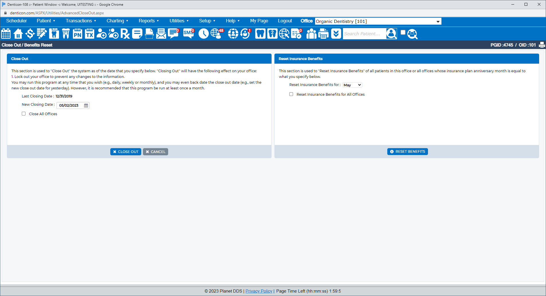 I notice there is an Update Statement Dates button when I run my ...