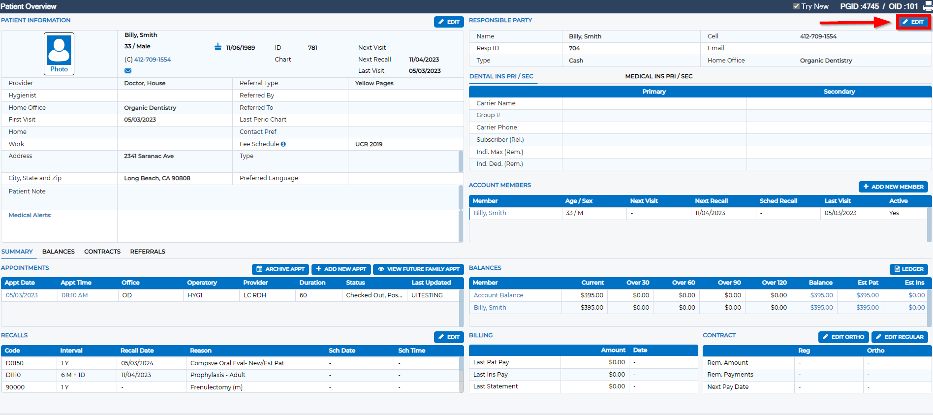 How do I change or edit a Responsible Party record? – Planet DDS