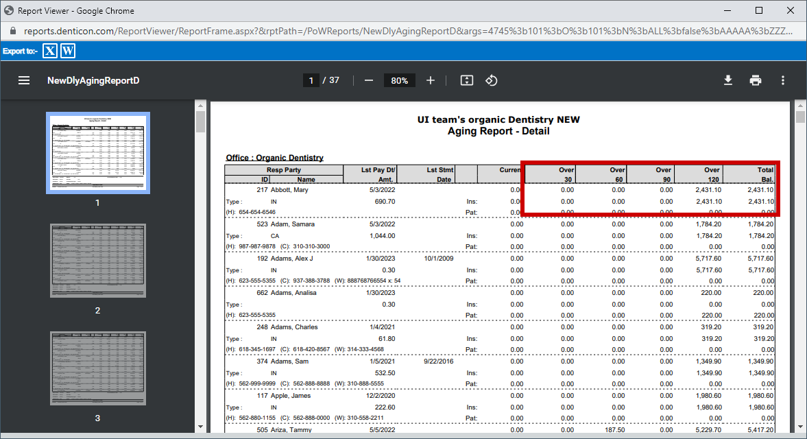 Why does my outstanding claim report differ from the outstanding claims ...