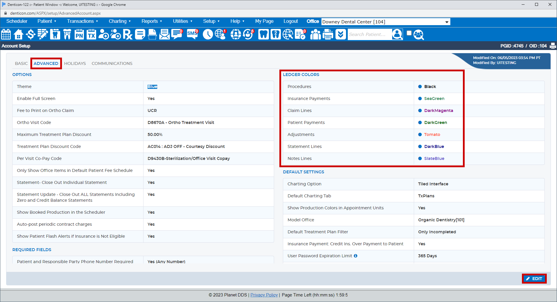 How are we able to change the colors of the Ledger transactions ...