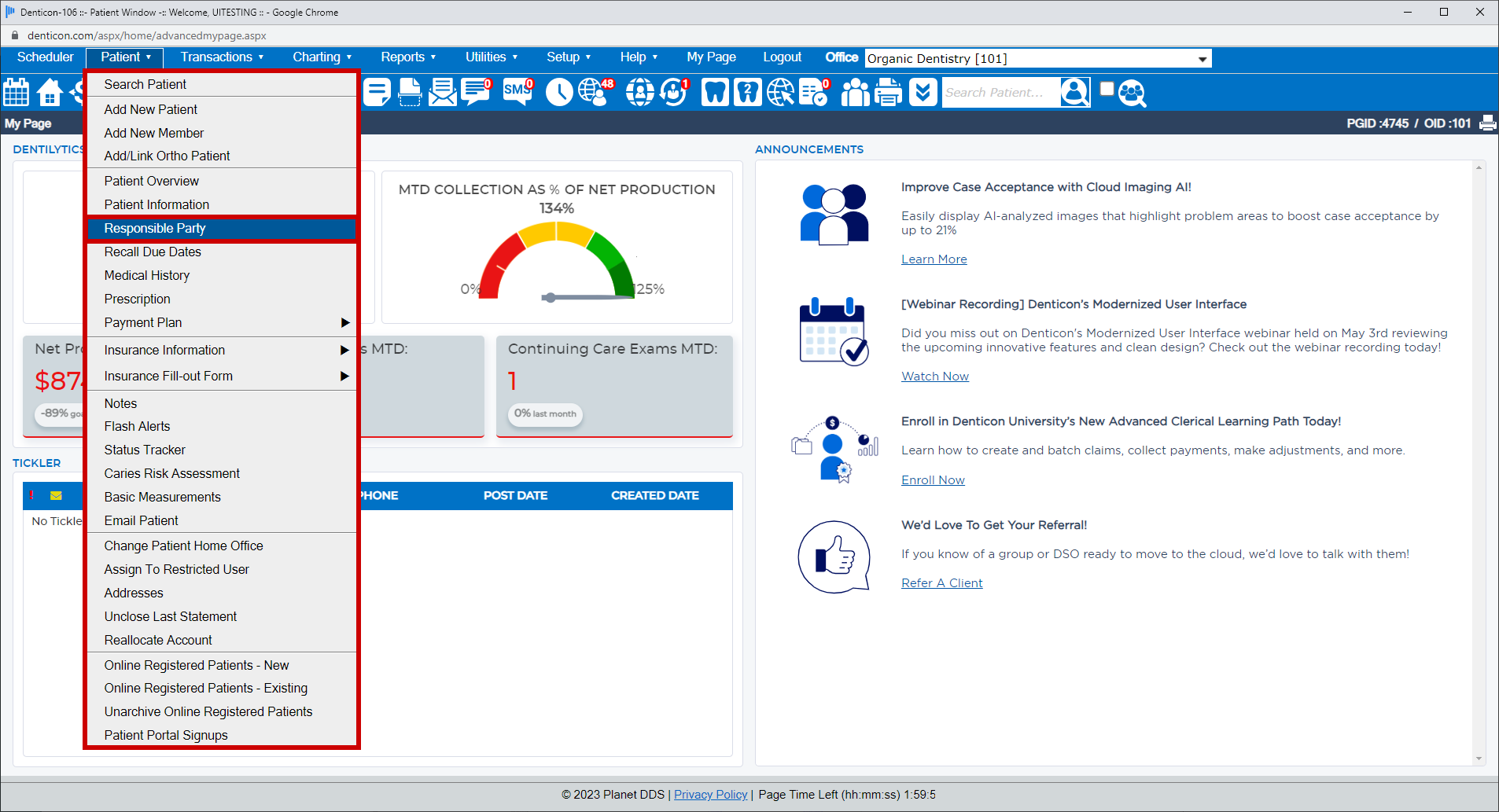 In the Responsible Party screen, there’s a field called ‘Account Locked’. How does this feature ...