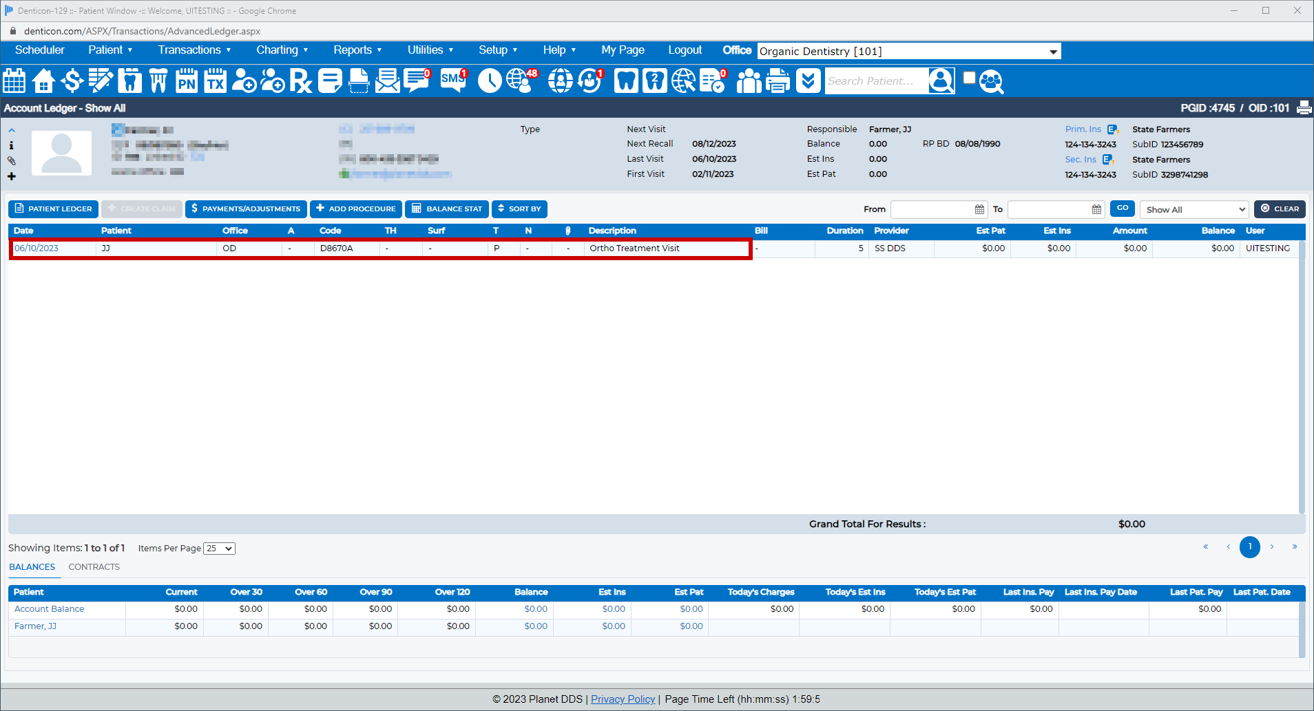 Ortho Treatment Card – Planet DDS
