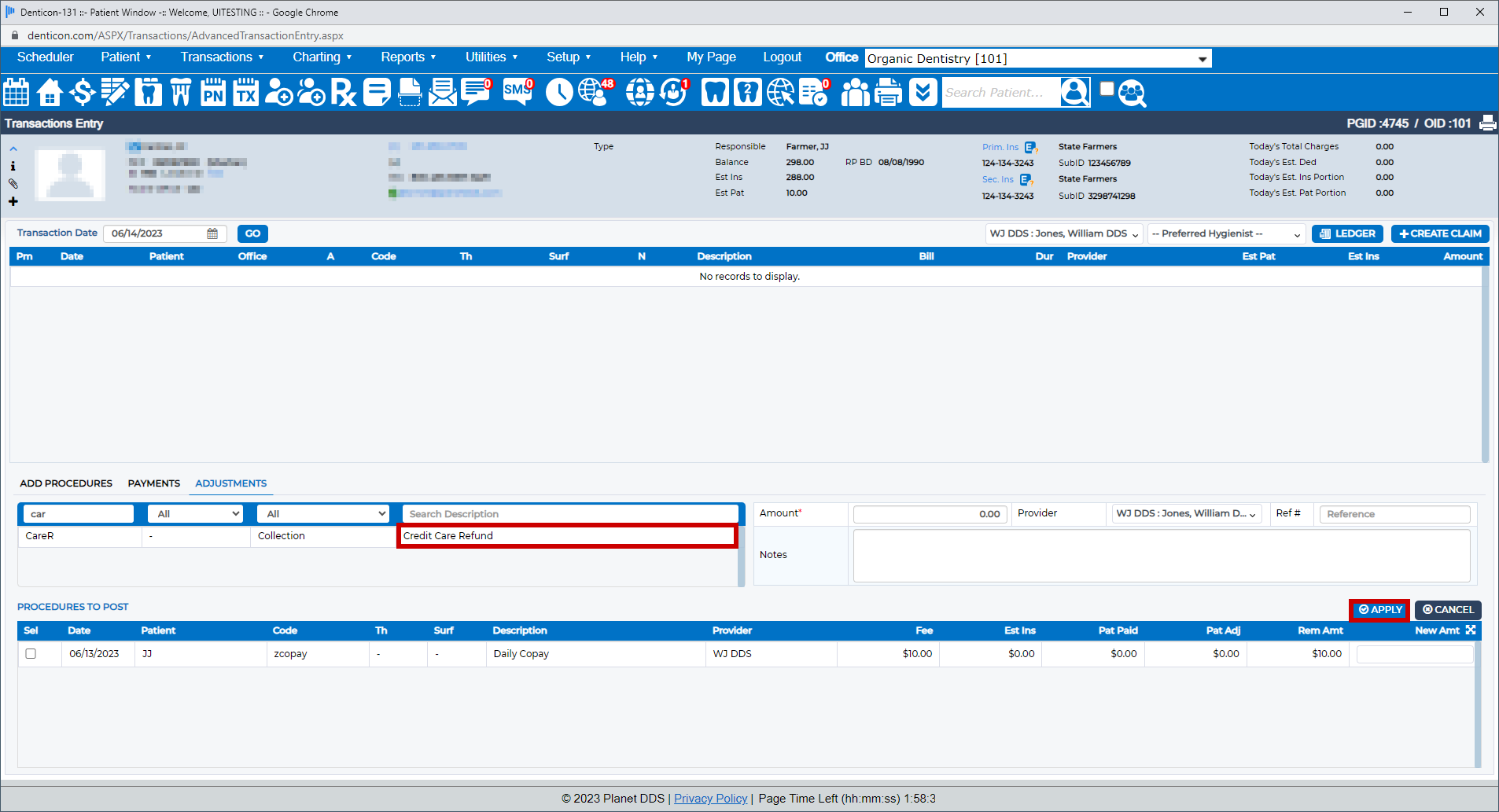 How do I process a Care Credit refund? – Planet DDS