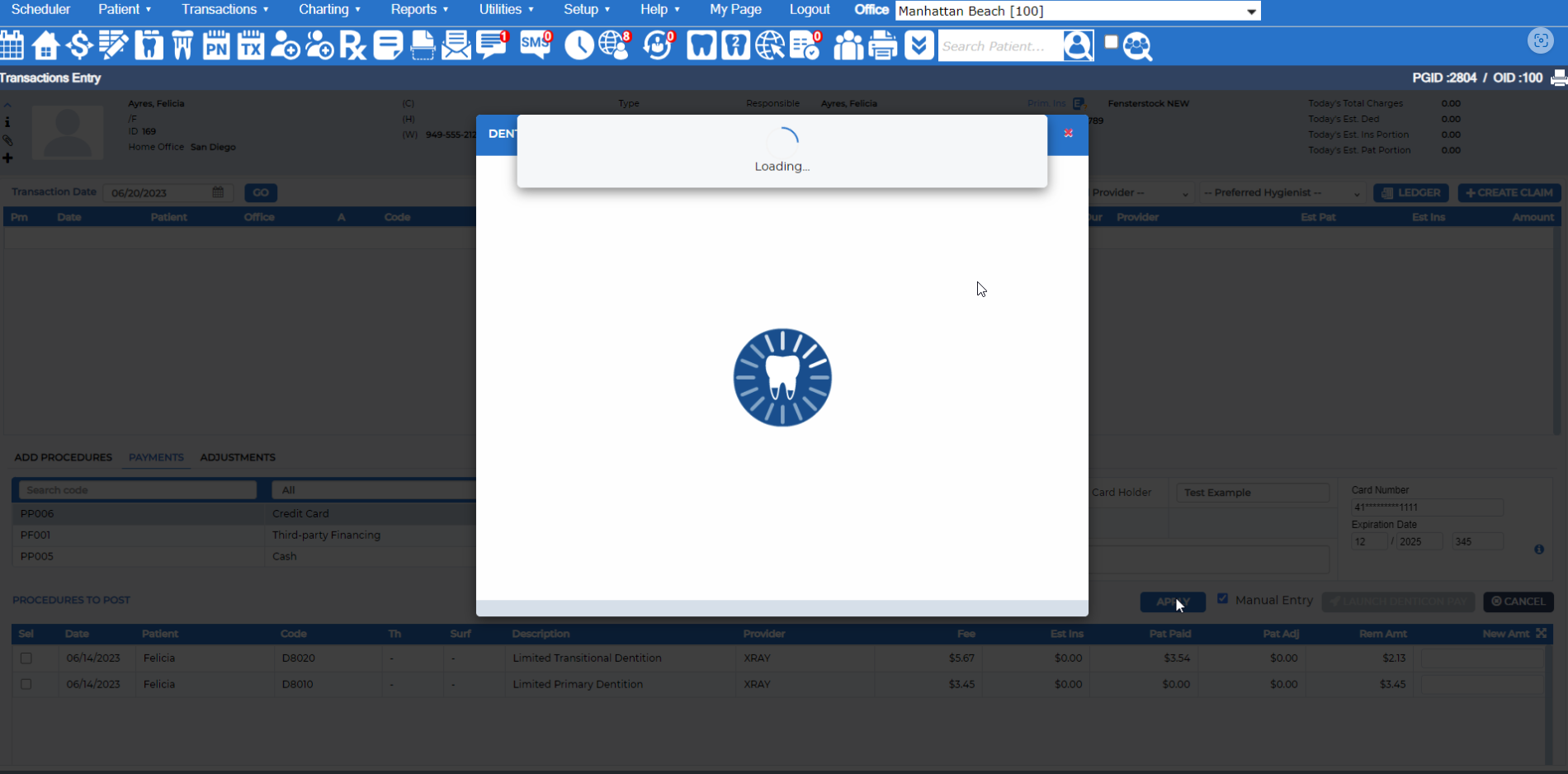 How to Process a Transaction Using Denticon Pay – Planet DDS