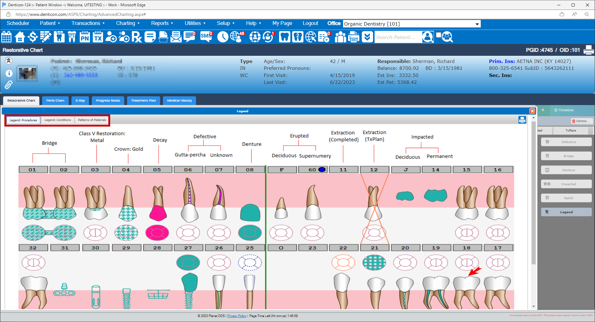 Why am I not able to view all the charting conditions when I select a ...