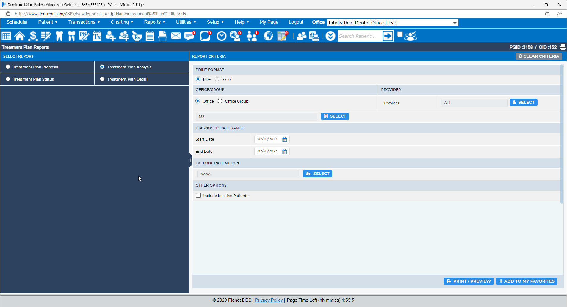 How do we understand the Treatment Plan Analysis report? – Planet DDS