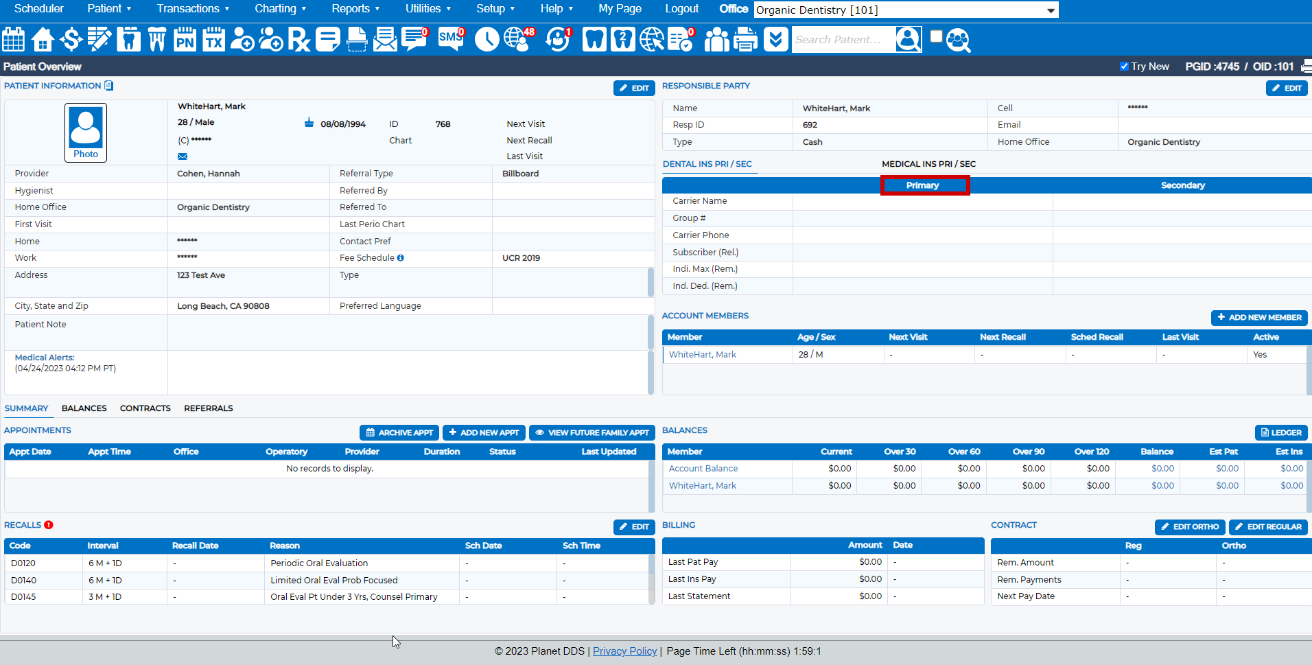 How do I attach an insurance plan to a patient while entering the ...