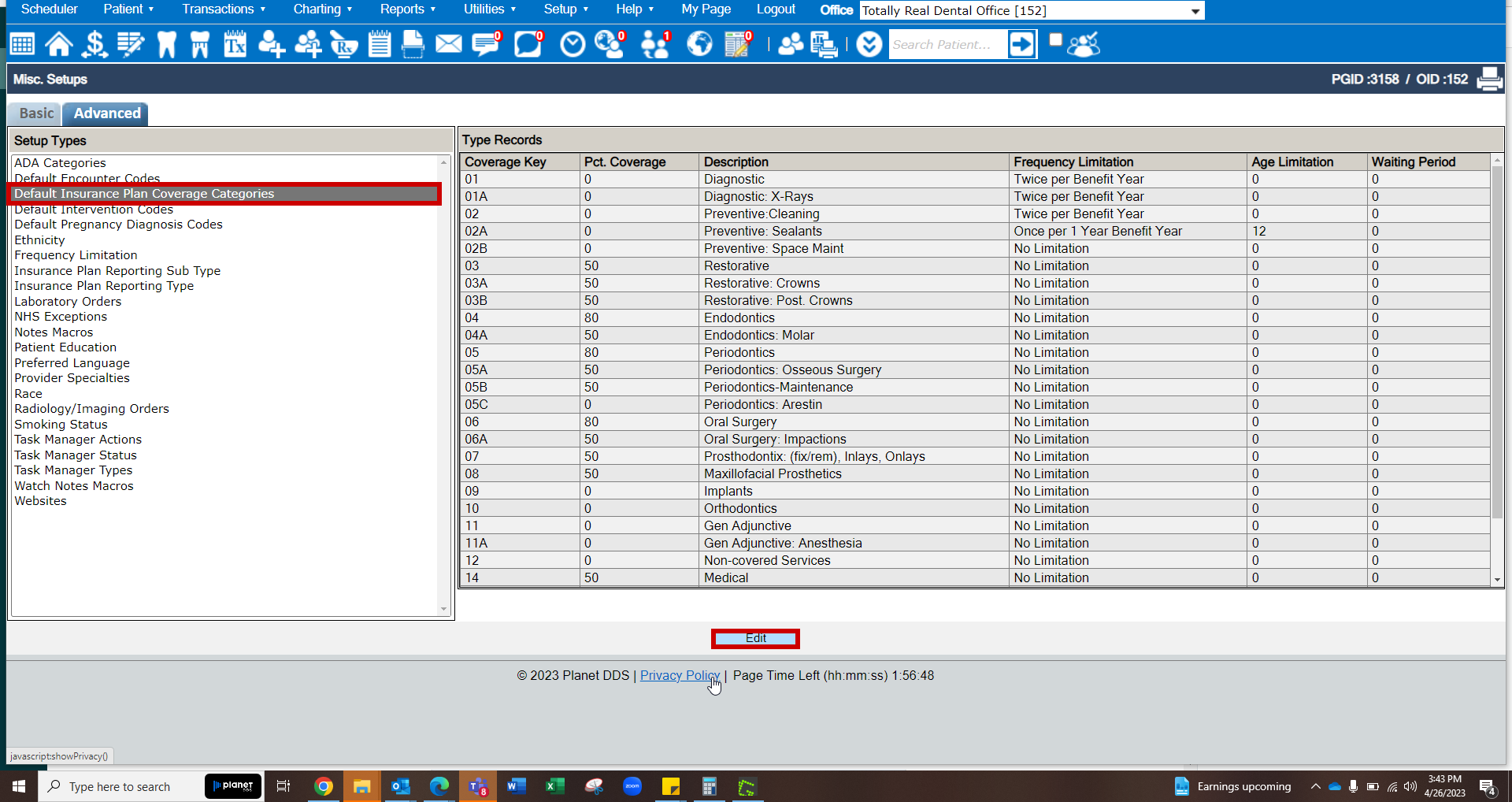 How can we add a new insurance category for a plan that does not follow ...