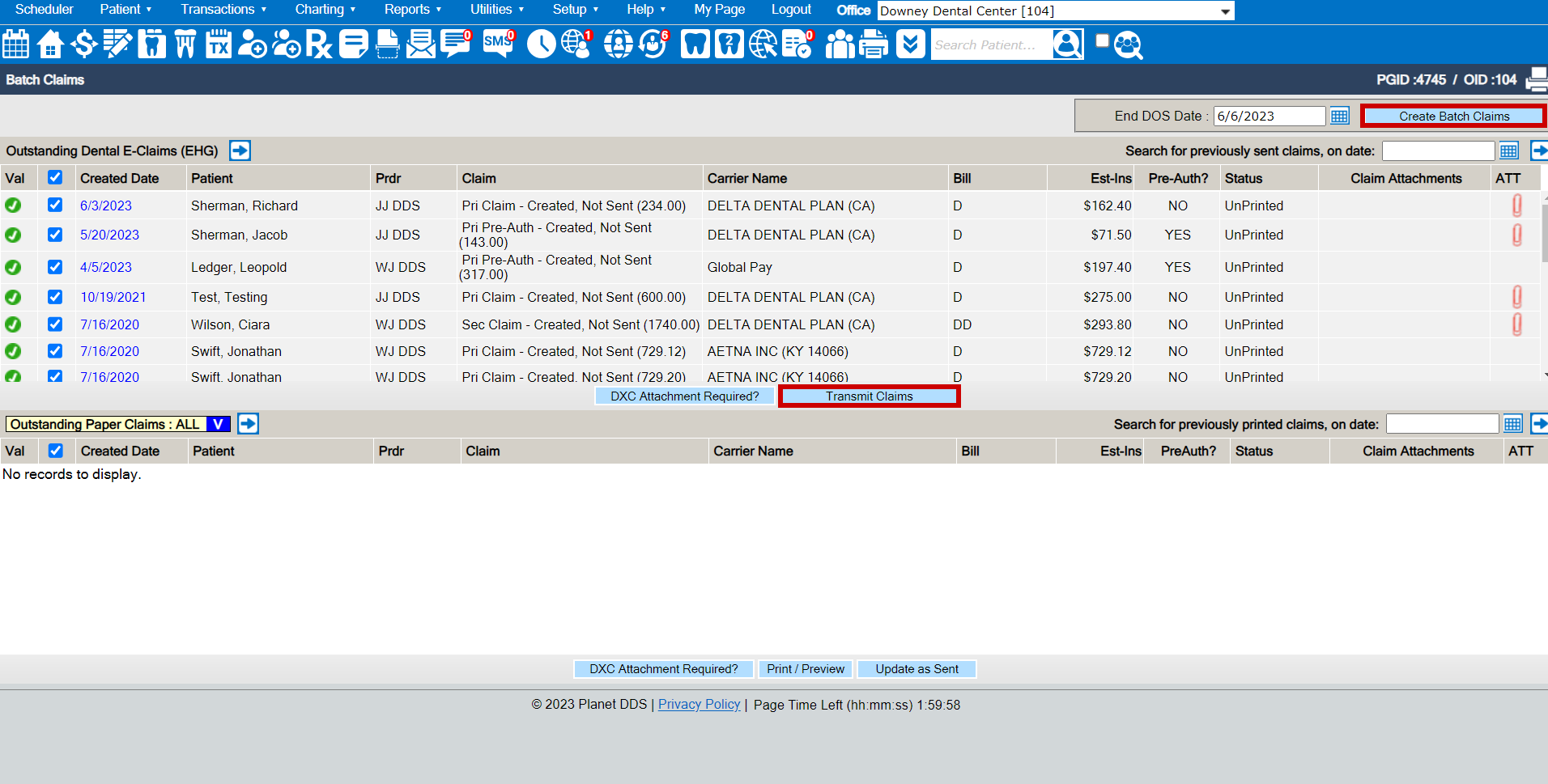 How do I send a claim electronically? – Planet DDS