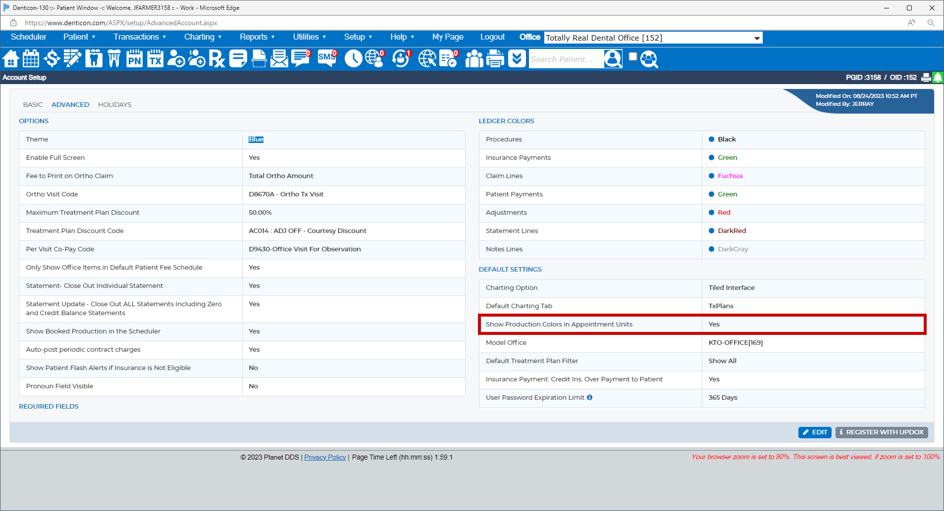 Is there a way to show two different colors on an appointment? – Planet DDS