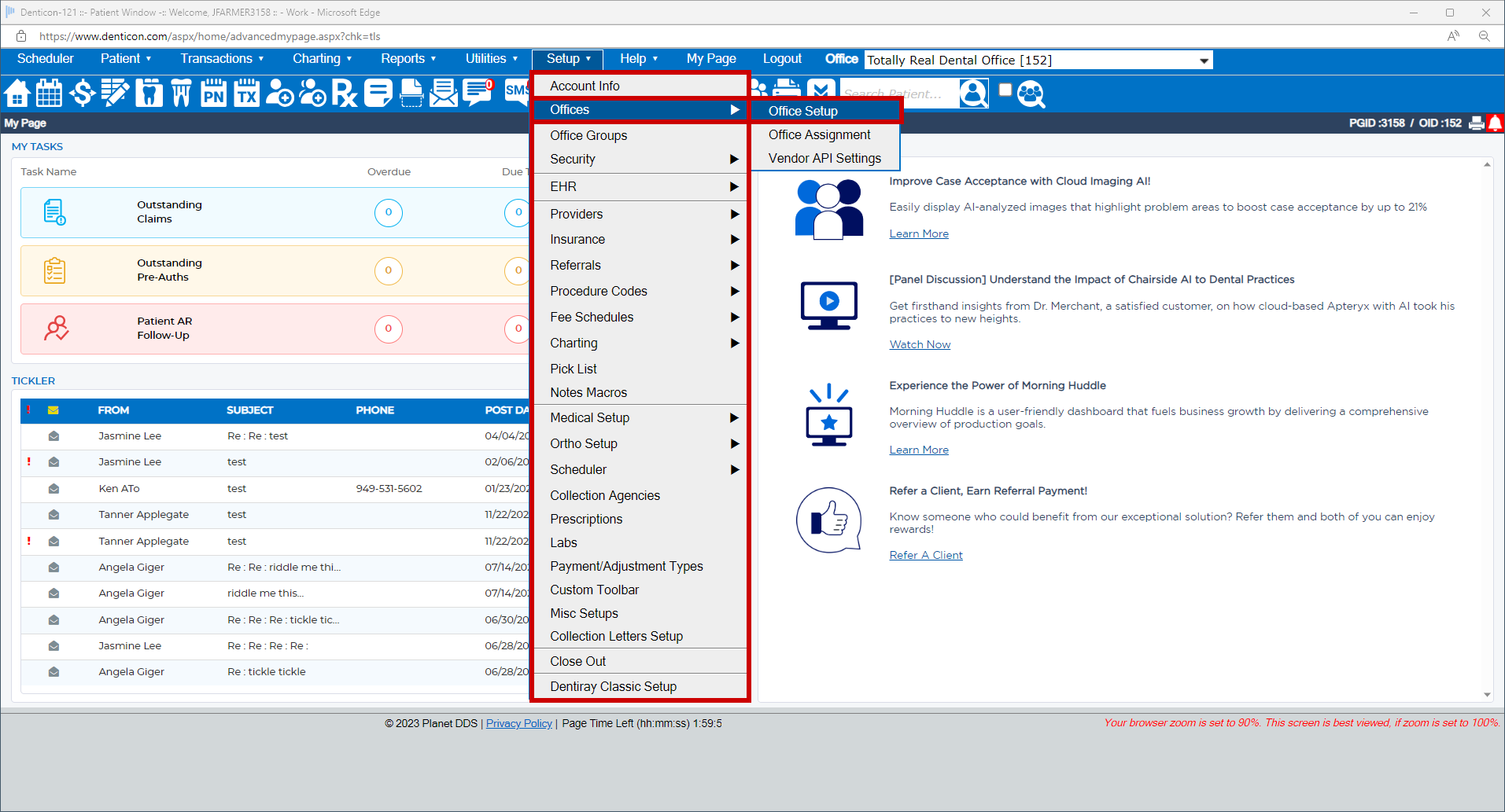 How do we edit our office hours? – Planet DDS