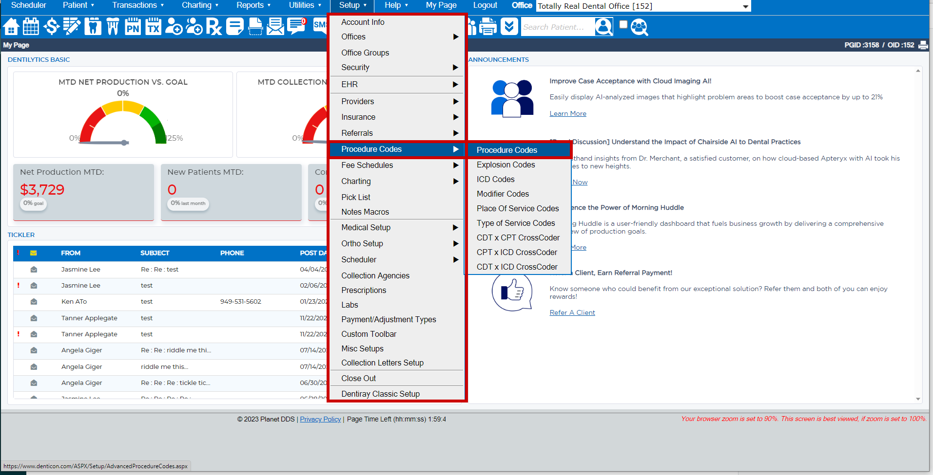 We want to add procedure codes which differentiate between various types of the same procedure ...