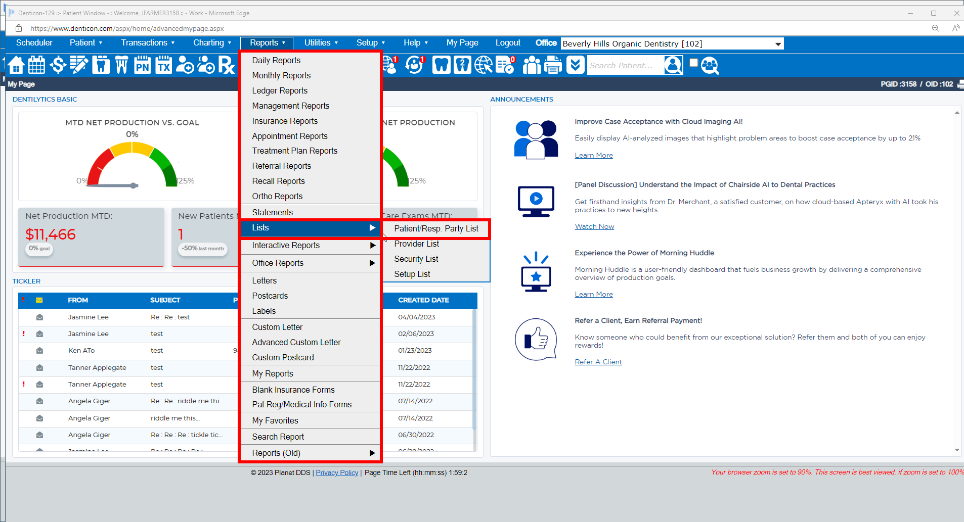 How can we generate a list of Responsible Parties in our account ...
