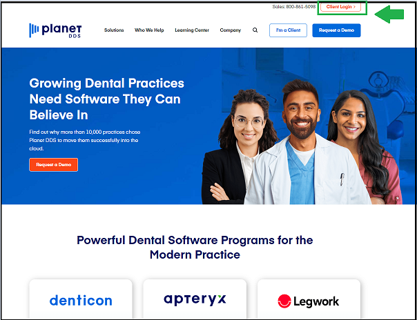 Denticon Login Screen Update 10/05/2023 – Planet DDS