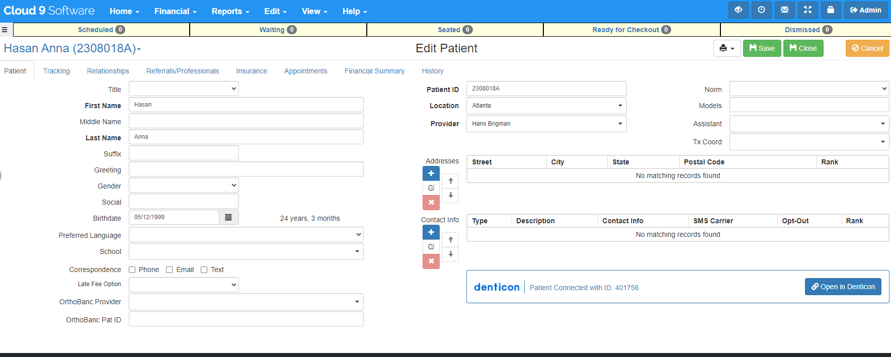 Denticon/Cloud 9 Integration – Planet DDS