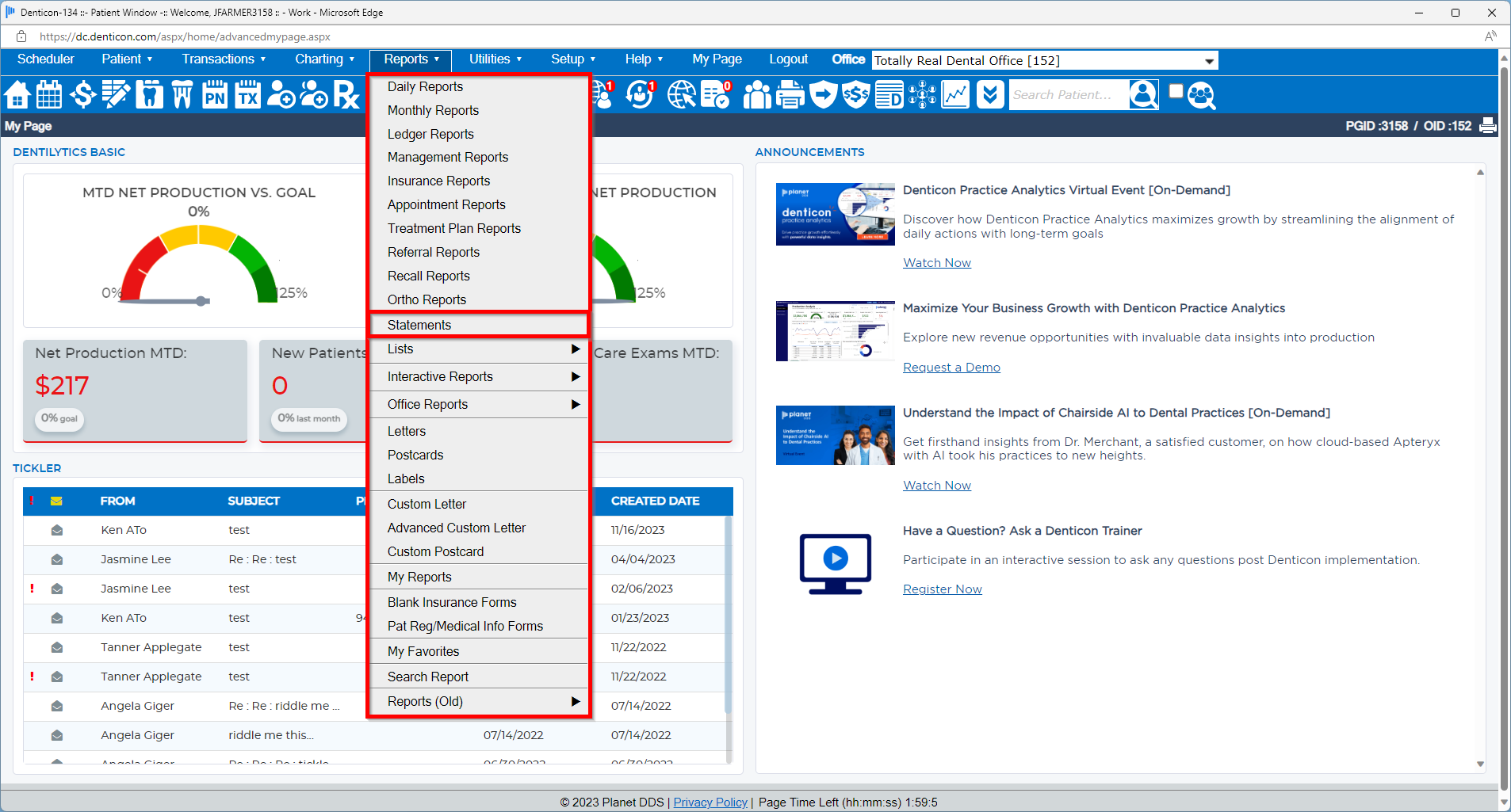 How do I generate my monthly statements? – Planet DDS