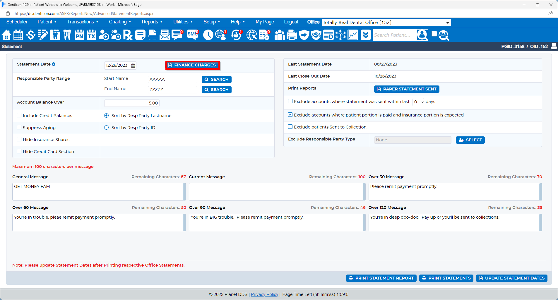 How do I generate my monthly statements? – Planet DDS