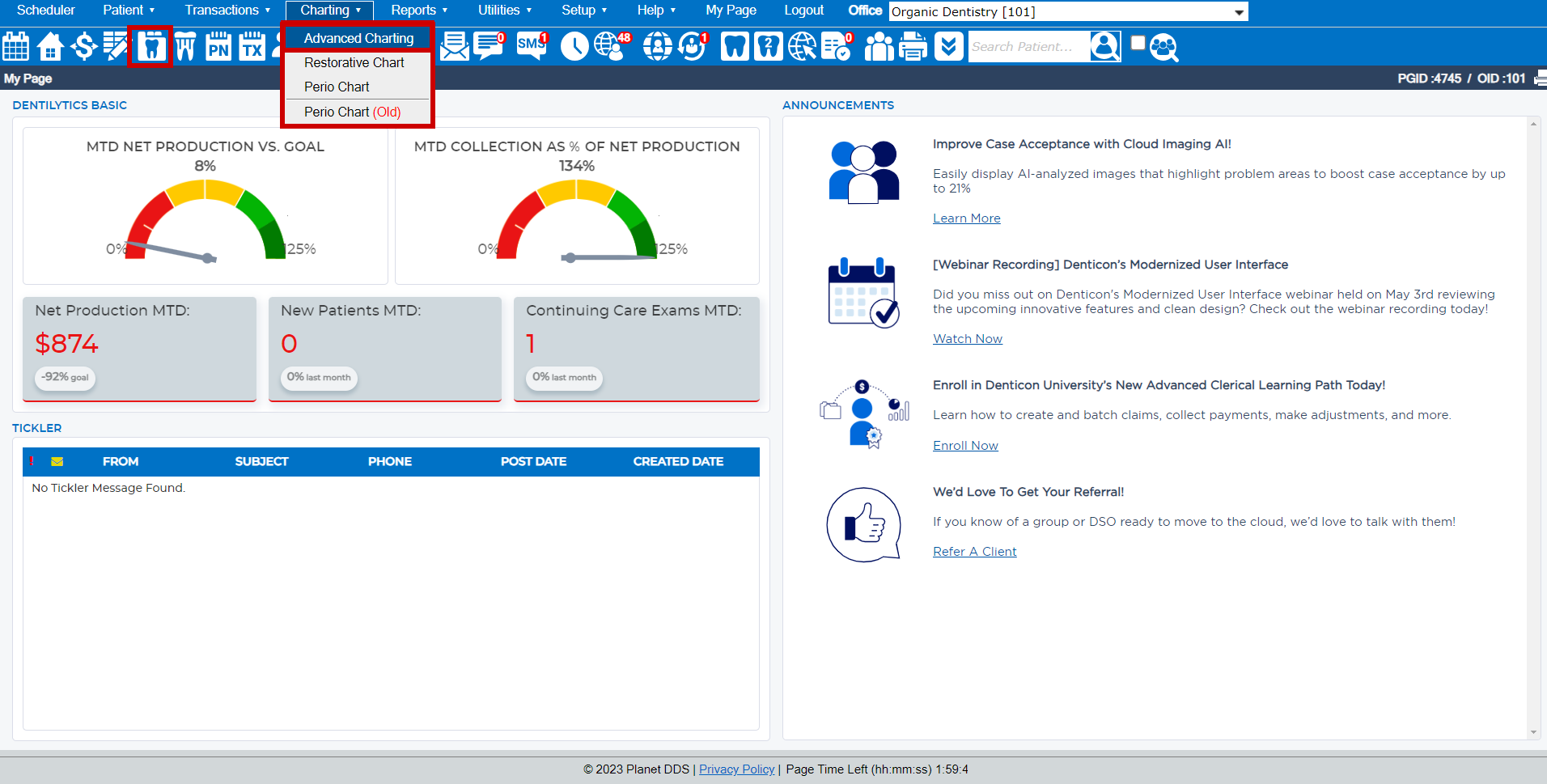 How do I update my patient’s procedures into the Completed Procedures tab of the charting module ...