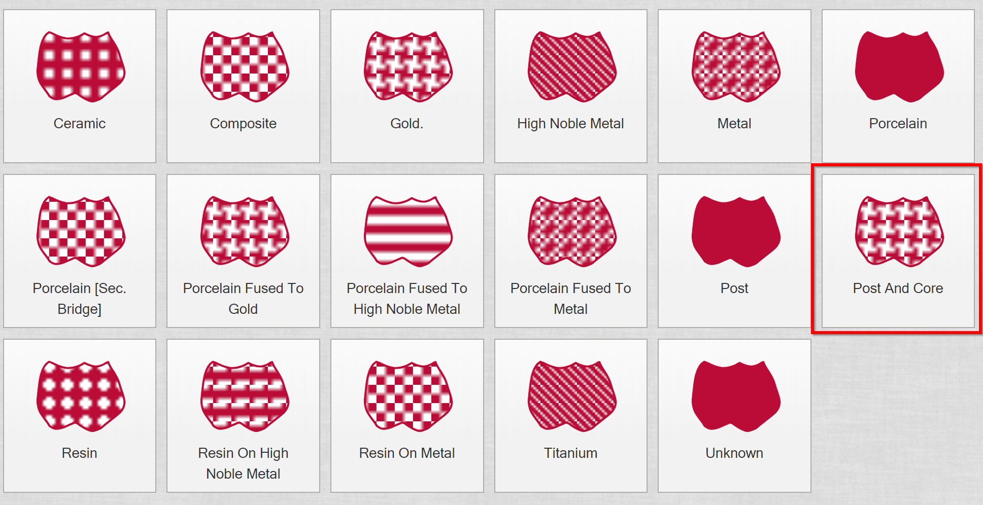How do I chart a Post and Core in the Restorative Chart screen ...
