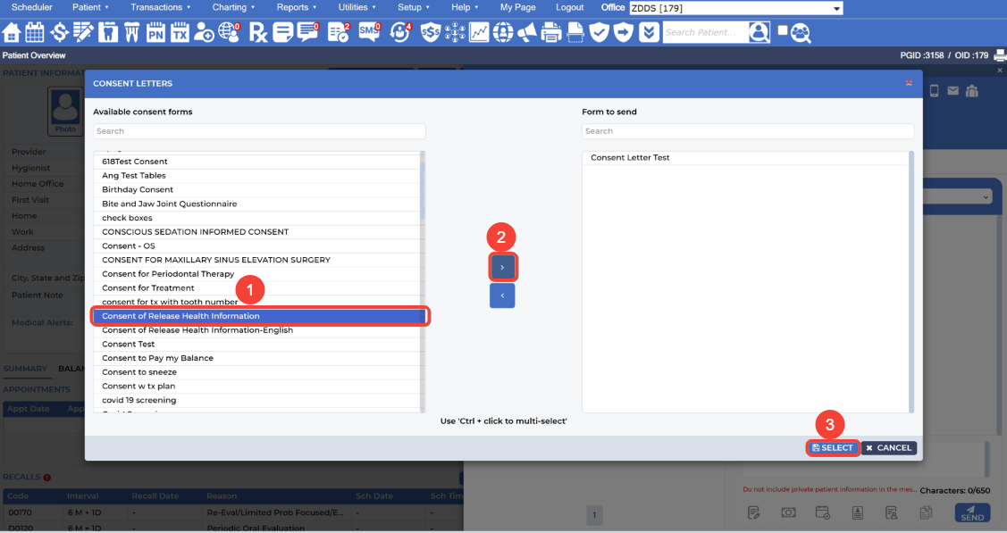 How do we send consent forms to a patient for signing? – Planet DDS