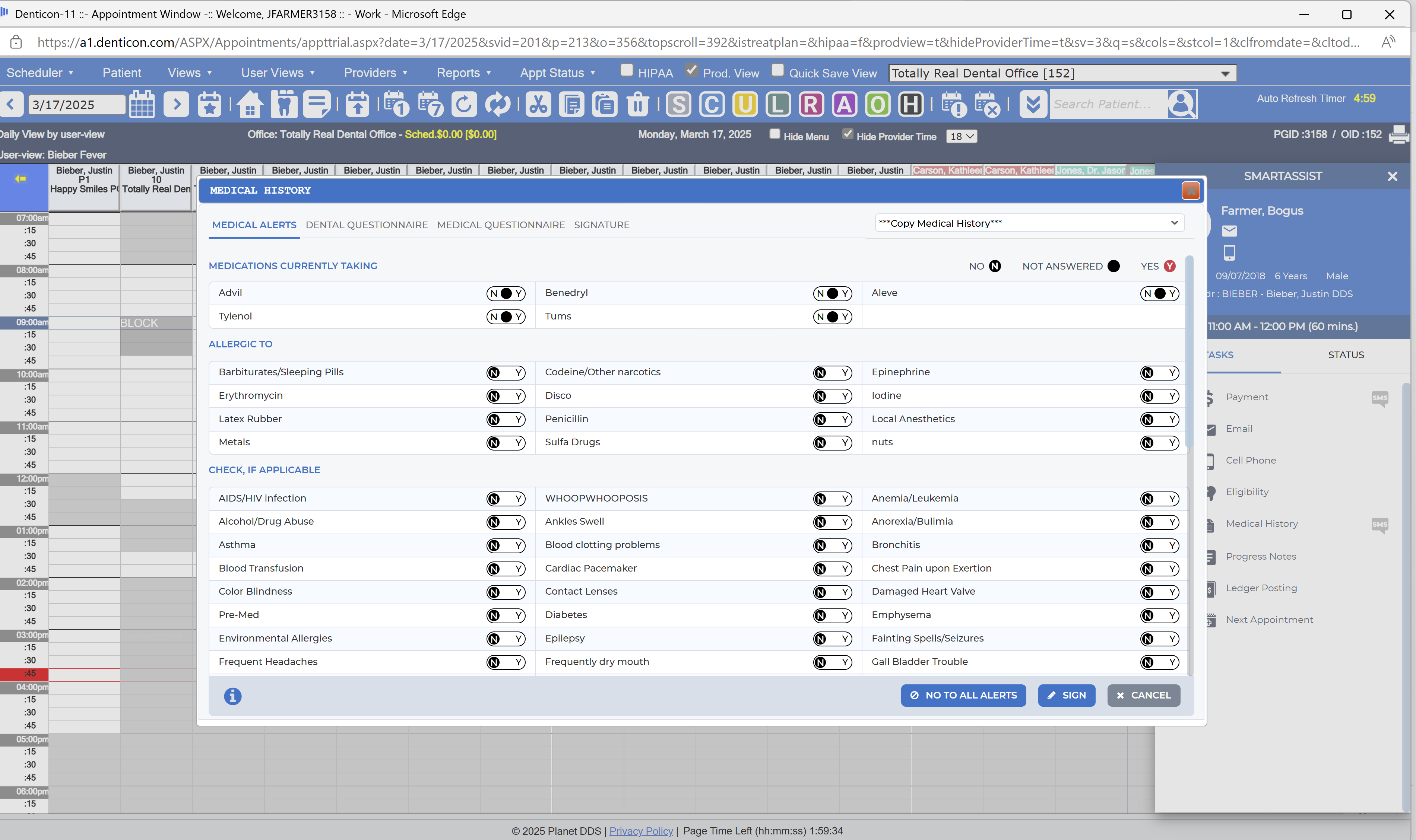 A patient’s medical history information has changed. How do I update ...