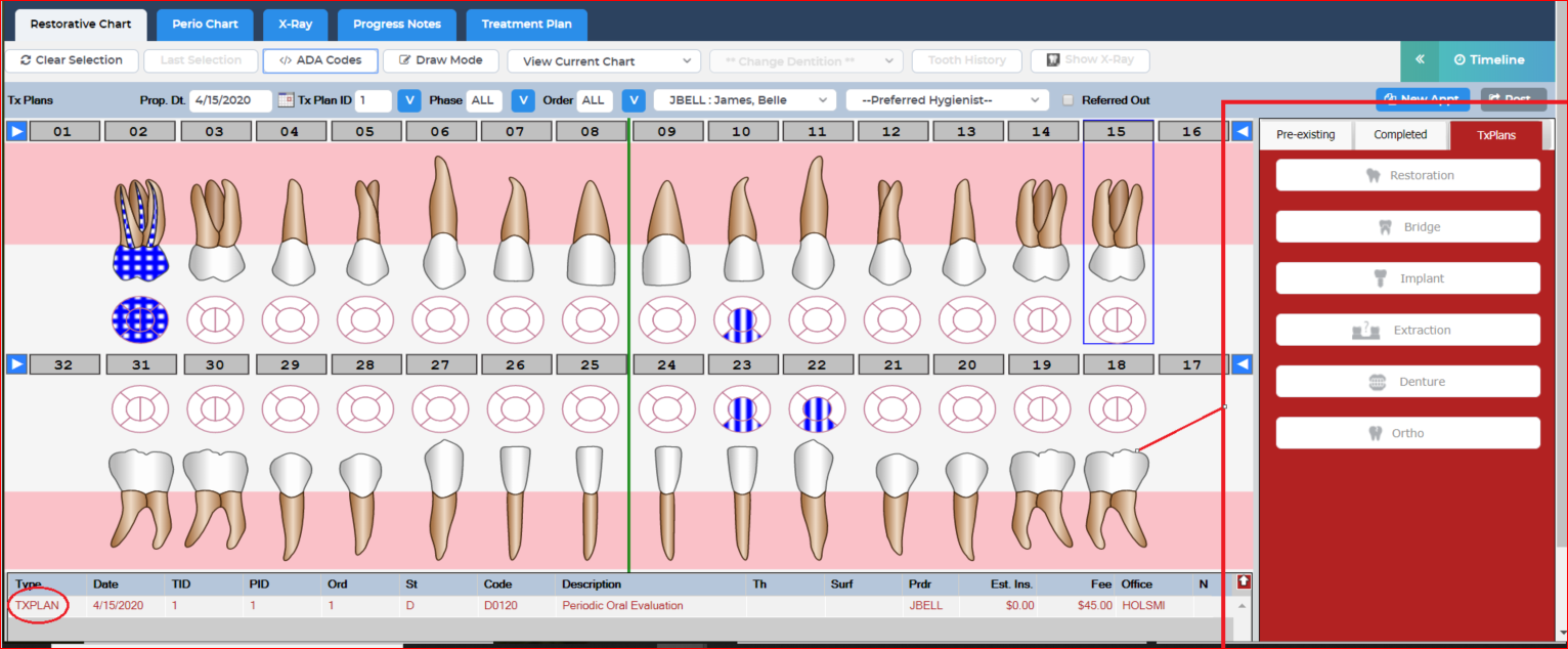 How do I graphically chart a patient’s treatment plan? – Planet DDS