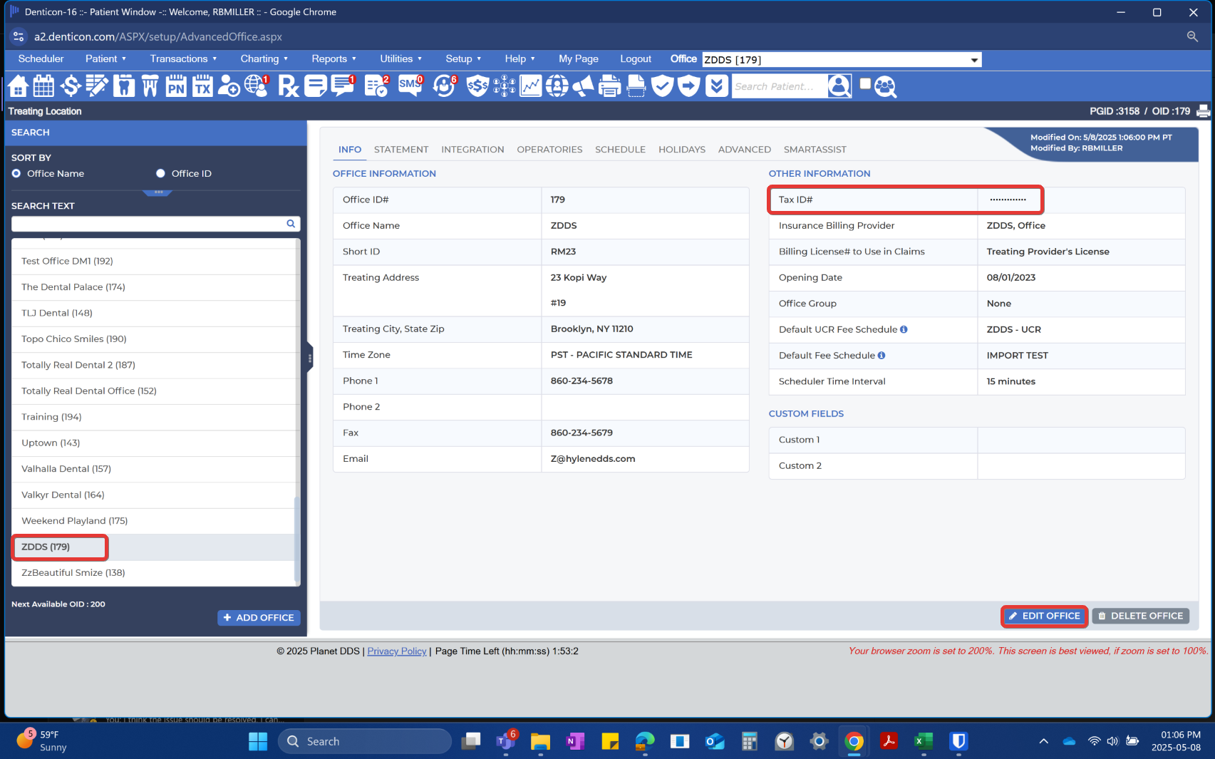 My E-claim has an attachment error stating the Tax ID is wrong. How can ...
