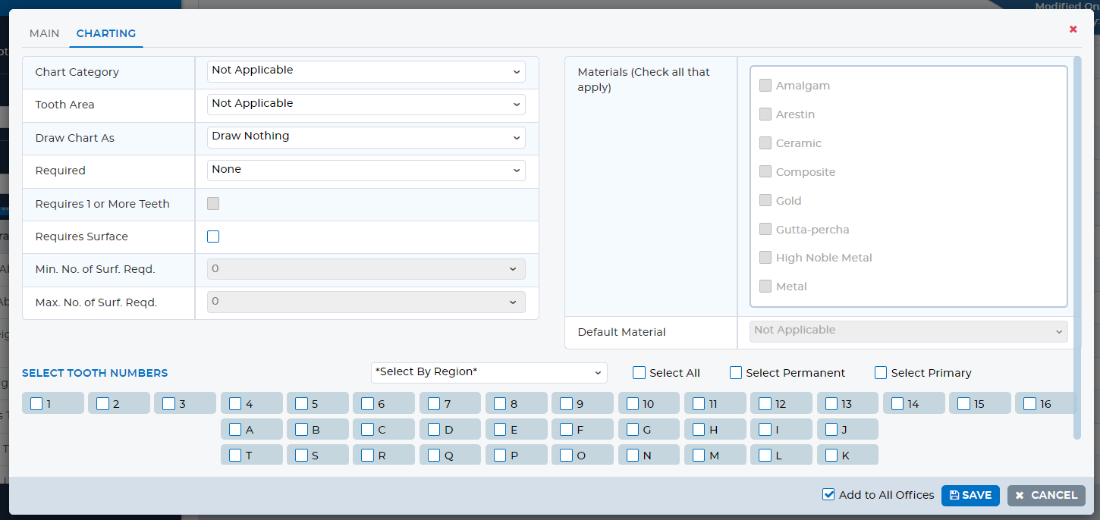 Denticon Setup Guide - Procedure Code Setup – Planet DDS