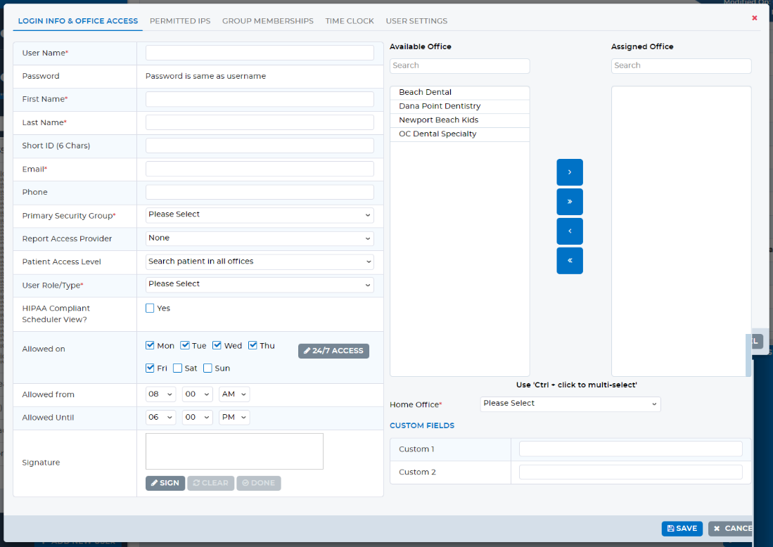 Denticon Setup Guide - Users & Security Groups – Planet DDS