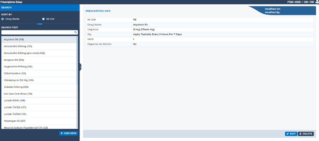 Denticon Setup Guide - Prescriptions – Planet DDS