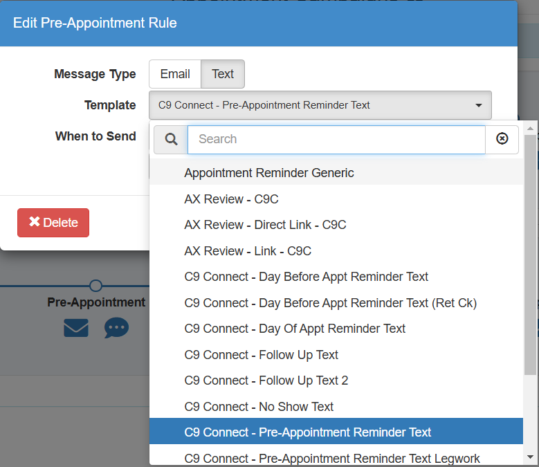 Creating Text Templates for Appointment Campaigns – Planet DDS