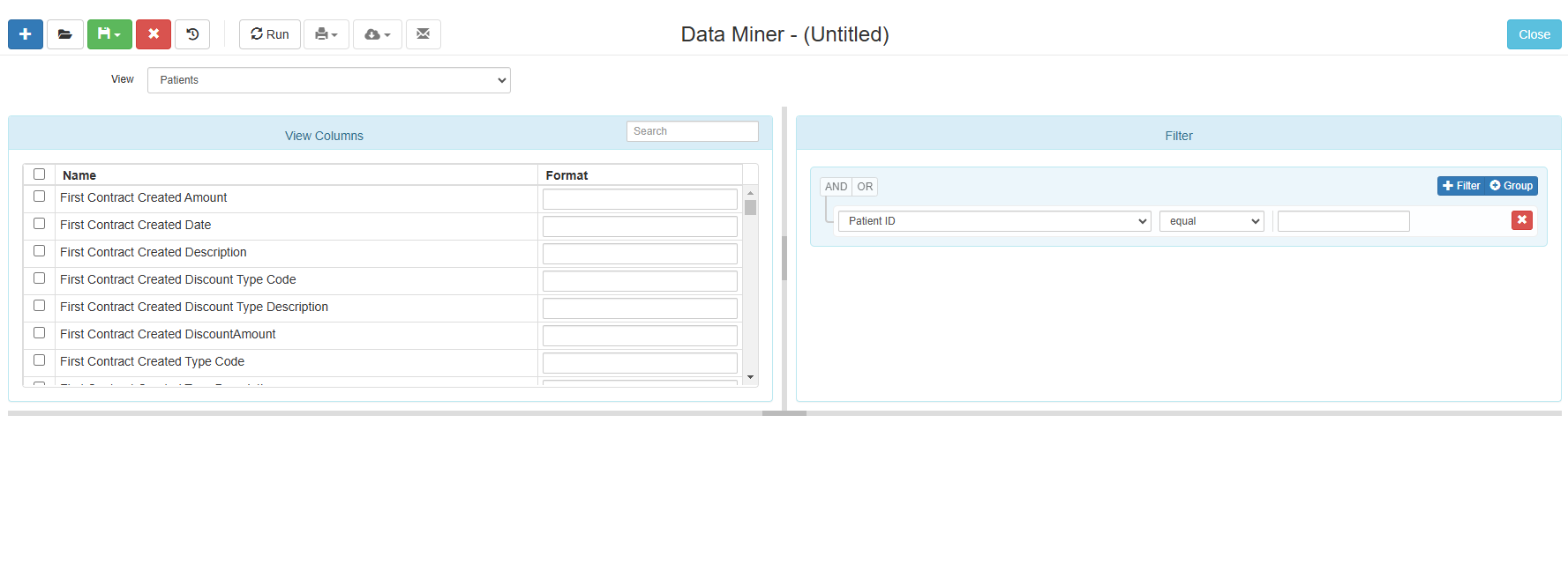 Saving and Running a Data Miner – Planet DDS