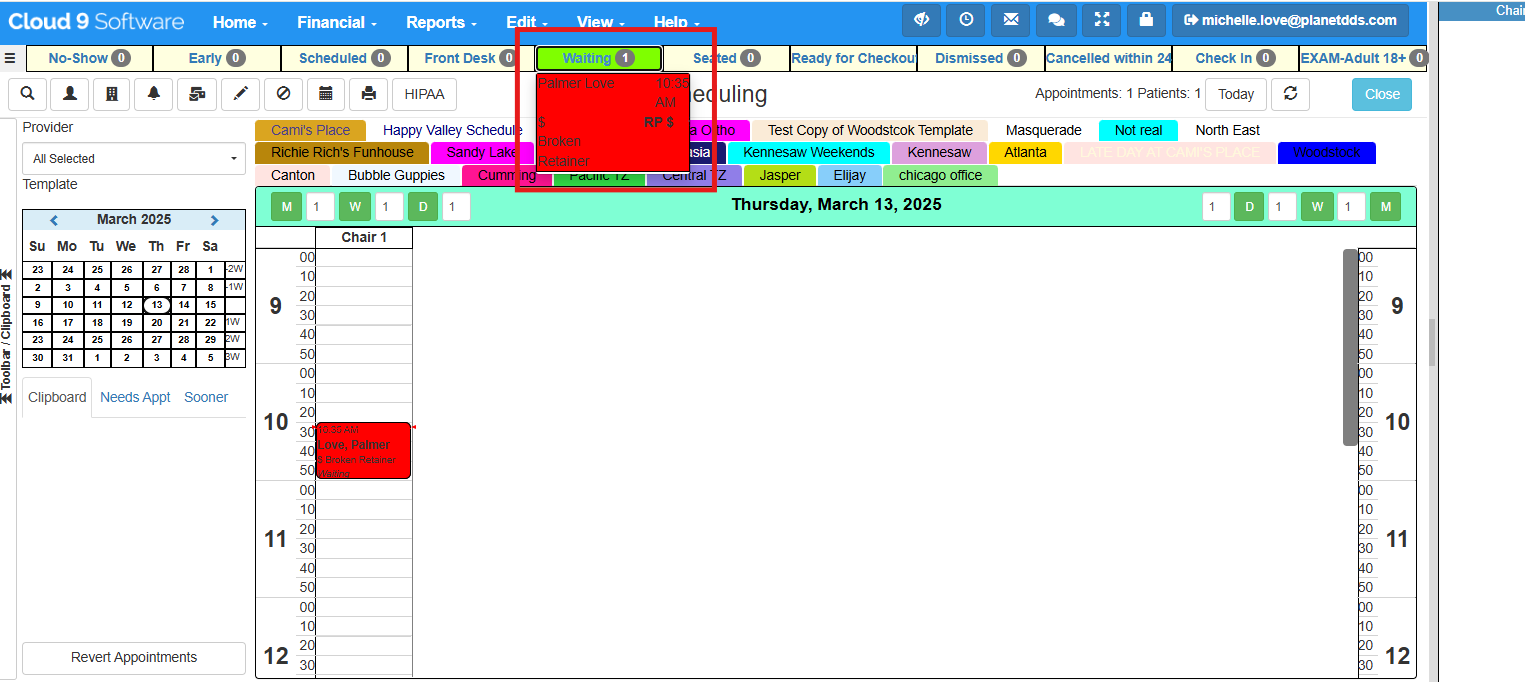 Check In Alerts – Planet DDS